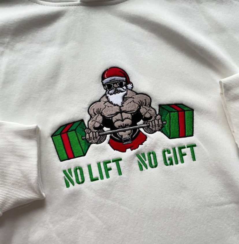 Haftowana Bluza/Koszulka «NO LIFT NO GIFT» ???????? – HaftX
